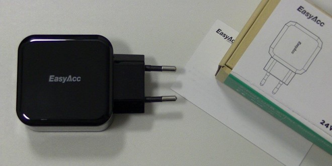 Test du chargeur EasyAcc 2 ports USB : compact, compatible recharge ...